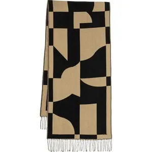Echo Geo Double Face Jacquard - Black