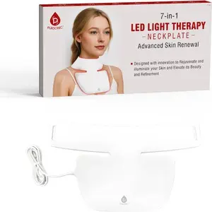 PURSONIC Led Light Therapy Neckplate Rejuvenate Your Neck & Décollet - White