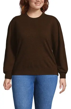 Lands' End Puff Sleeve Sweaters For Women