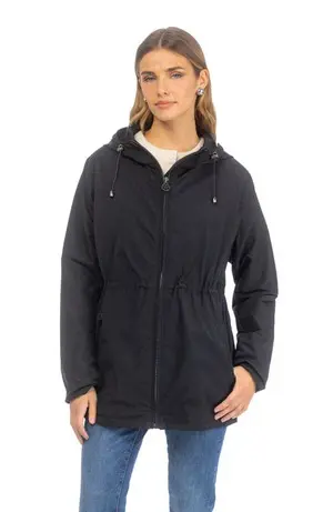 Gorski Lightweight Zip-up Jacket With Hood