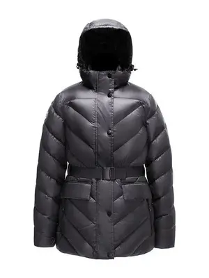 TRIPLE F.A.T. GOOSE Montalva Puffer Down Belted Jacket - Charcoal