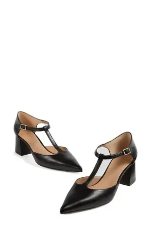 LK BENNETT Mikayla T-strap Pointed Toe Pumps
