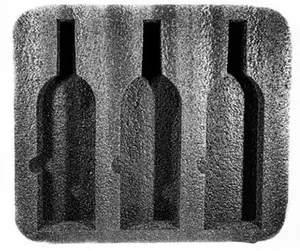VINGARDEVALISE Magnum Bottle Insert - Black