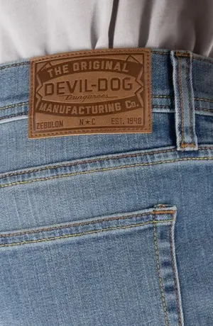 DEVIL-DOG DUNGAREES Slim Straight Fit Jeans - Spruce Pine