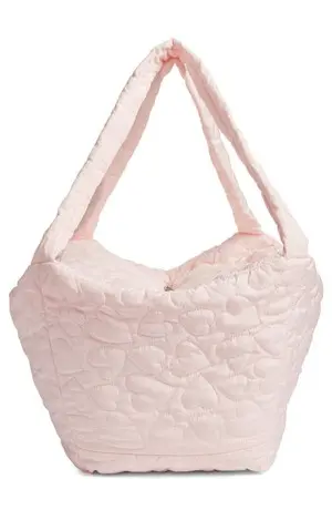 Bp. Quilted Heart Tote - Pink