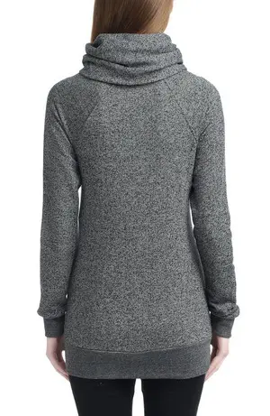 KIMI + KAI Thea Gathered Maternity Sweatshirt - Gray