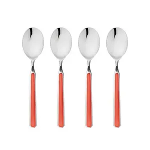 MEPRA Fantasia Coffee Spoon Set4 Pieces - New Coral