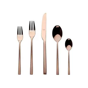 MEPRA Atena Flatware Set5 Pieces - Frozen Bronze
