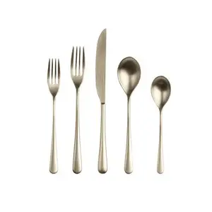 MEPRA Neve Flatware Set20 Pieces - Ice Champagne