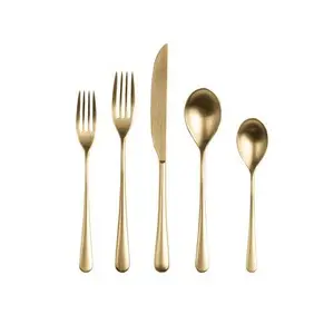 MEPRA Neve Flatware Set20 Pieces Ice Gold