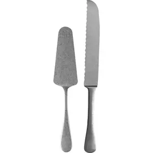 MEPRA Brescia Vintage Cake Set2 Pieces - Silver