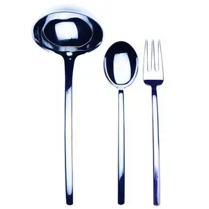 MEPRA Due Serving Set3 Pieces Silver