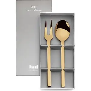 MEPRA Stile Pininfarina Serving Set2 Pieces - Gold