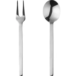 MEPRA Stile By Pininfarina Serving Set2 Pieces Silver