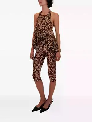 Azeeza Winston Silk Top - Brown