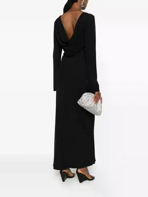 Patrizia Pepe Side-slit Maxi Dress