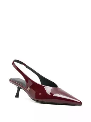 ANINE BING Slingback Kitten Heel Pumps