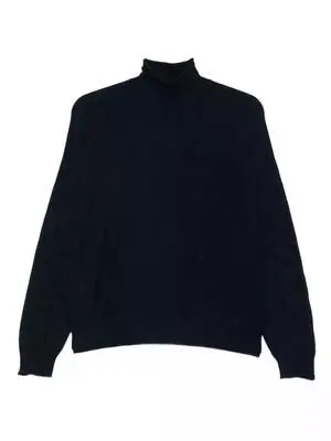 Emporio Armani Cable Knit Turtleneck Sweater