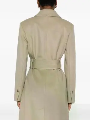 Patrizia Pepe Belted Double-breasted Coat