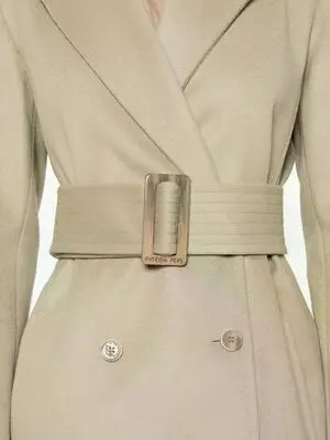 Patrizia Pepe Belted Double-breasted Coat