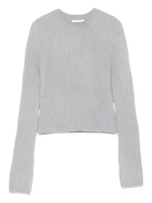 Patrizia Pepe Ribbed Crew-neck Sweater