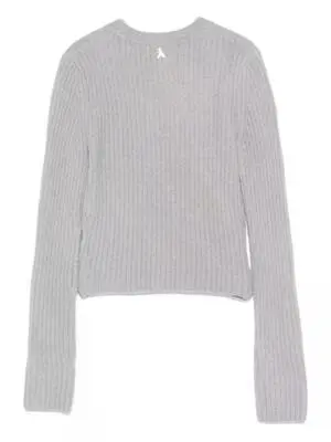 Patrizia Pepe Ribbed Crew-neck Sweater