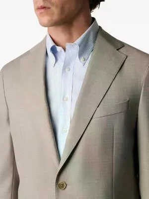Brooks Brothers Single-breated Blazer - Brown