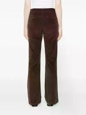40WEFT Corduroy Straight Leg Trousers - Brown