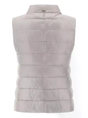 Herno Giulia Quilted High-neck Gilet - Grey