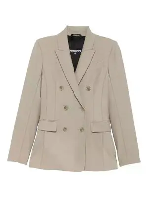 Patrizia Pepe Double-breasted Blazer - Neutrals