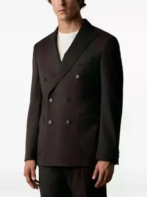 Brooks Brothers Double-breasted Wool Suit - Brown