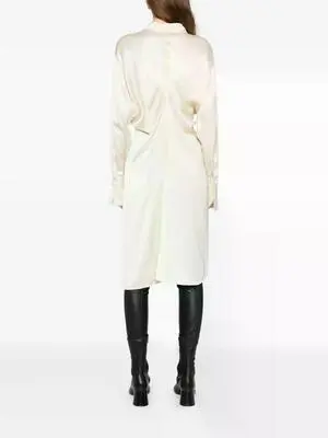 TOTEME Slouched Shirt Dress - Neutrals