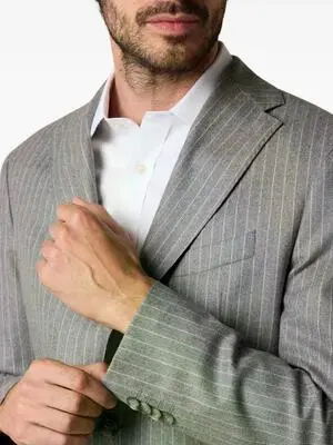 Brooks Brothers Stripe-pattern Wool Suit - Grey