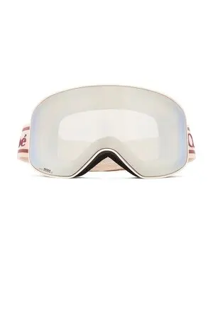 Chloé Frameless Ski Goggles - Pink & Silver