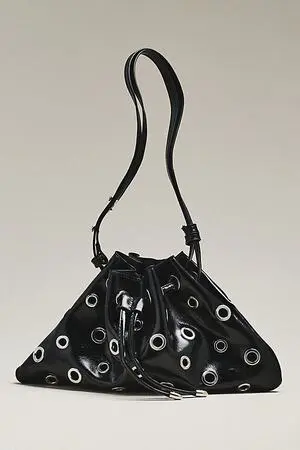 MELIE BIANCO Paloma Studded Satchel - Black