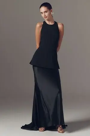 Acler Hourston High-waisted Satin Maxi Skirt