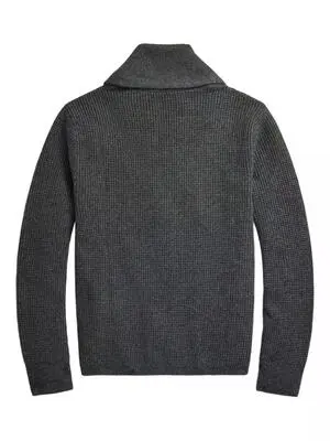Ralph Lauren Cashmere Shawl Collar Cardigan - Grey