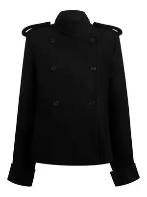 Khaite Double-breasted Epaulet Jacket