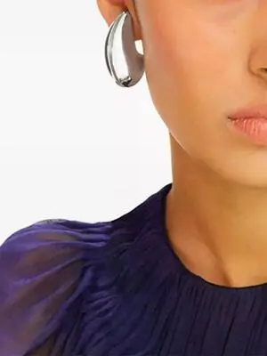 Tory Burch Tone Clip-on Wave Earrings