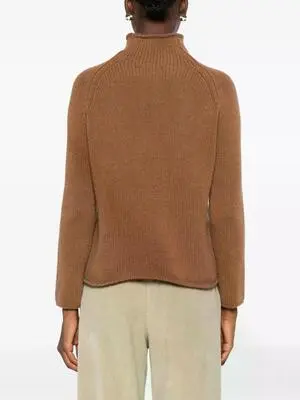SCAGLIONE Mock-neck Raglan-sleeve Sweater