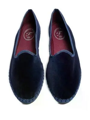 FLABELUS Velvet Espadrilles - Blue