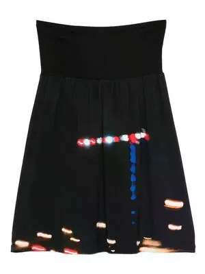 AGNÈS B. Printed Straight Skirt