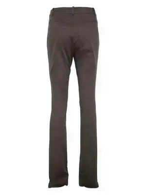 LOW CLASSIC Slit Hem Slim-fit Trousers