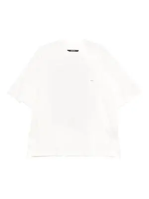 SONGZIO Knight-embroidered T-shirt - White