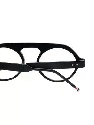 Thom Browne Rwb-stripe Sunglasses