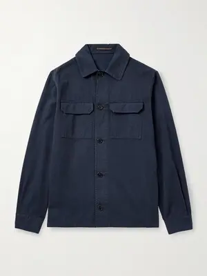 Men's Cotton Blend Overshirts