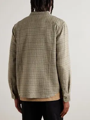 CORRIDOR Moonrock Checked Cotton Shirt