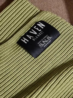 S.N.S. HERNING Haven Ribbed Virgin Wool Blanket