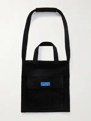 MFPEN Routine Logo-appliquéd Brushed-twill Tote Bag - Black