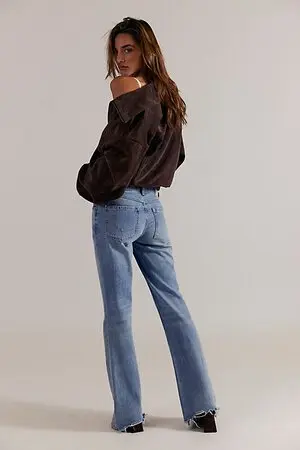 Free People We The Free West Coast Flare Jeans - Dodger